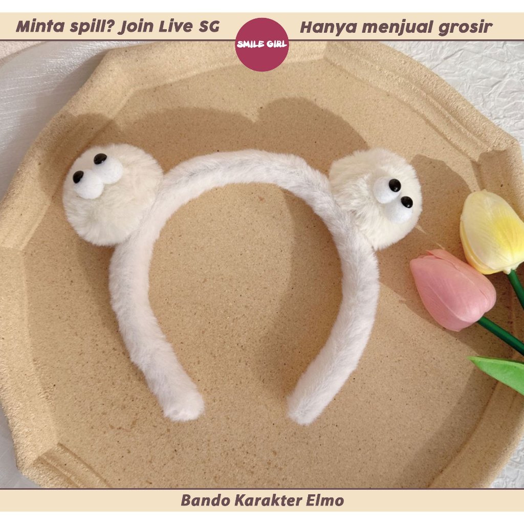 Jual Bando Anak Dewasa Karakter Elmo Fluffy | Shopee Indonesia