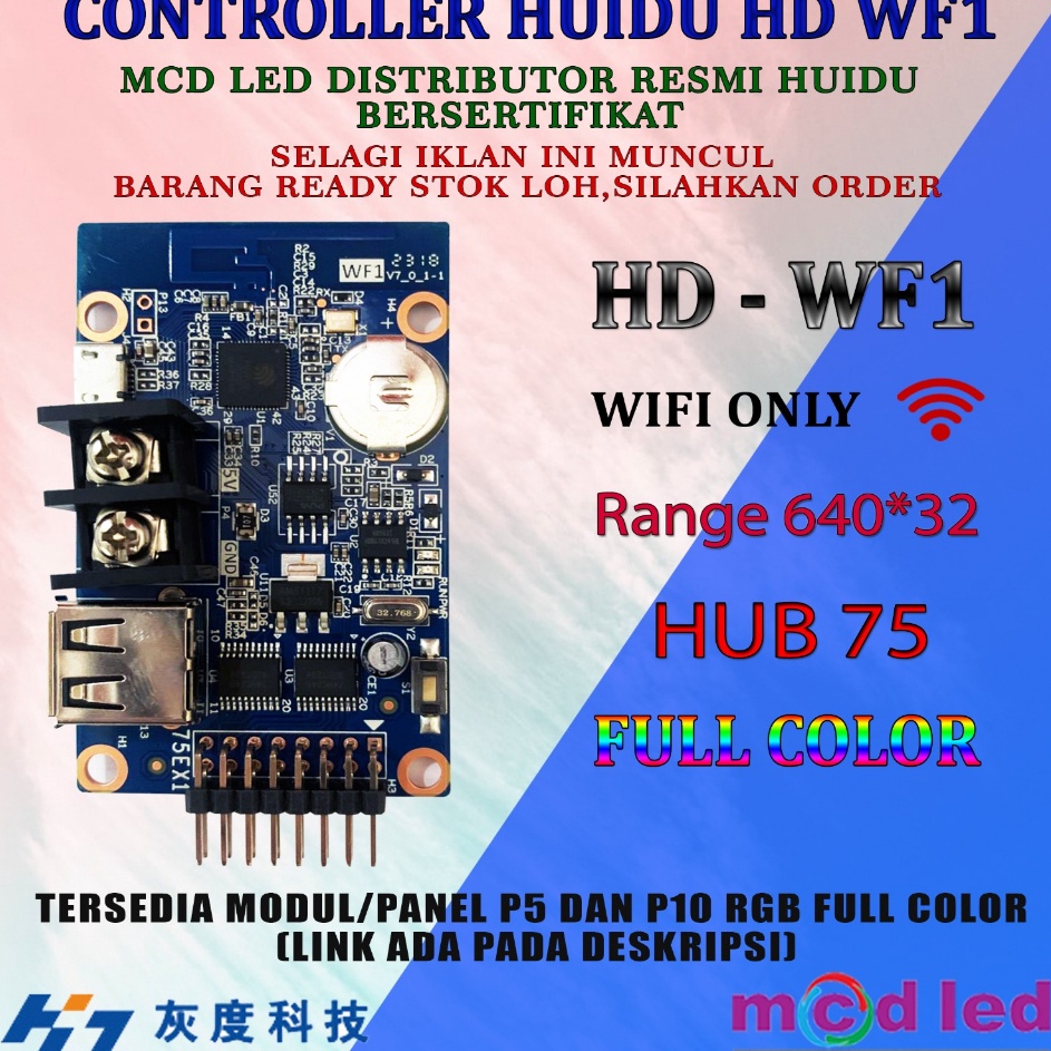 Jual Produk Keren KONTROLER HUIDU HD WF1 FULL COLOR BUKAN HD W6 75 | Shopee Indonesia
