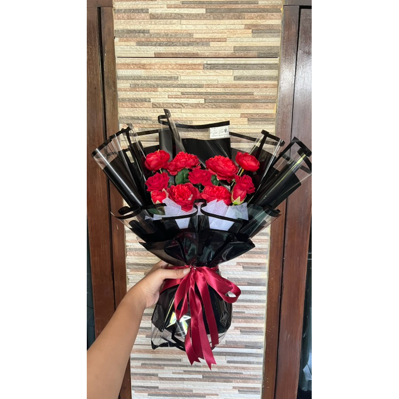 Jual buket bunga 10 tangkai (Ready Stock) | Shopee Indonesia