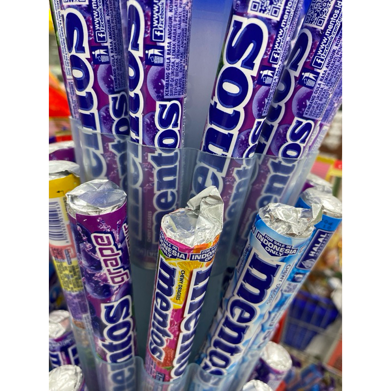 Jual MENTOS permen roll chewy 37g | Shopee Indonesia