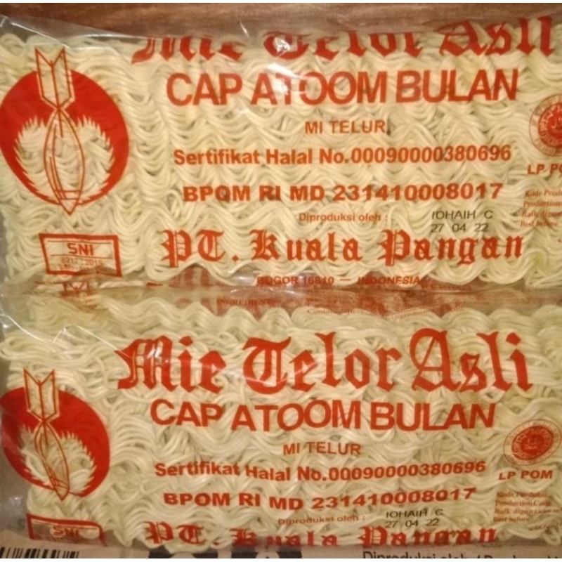 Jual mie telor cap atom bulan | Shopee Indonesia