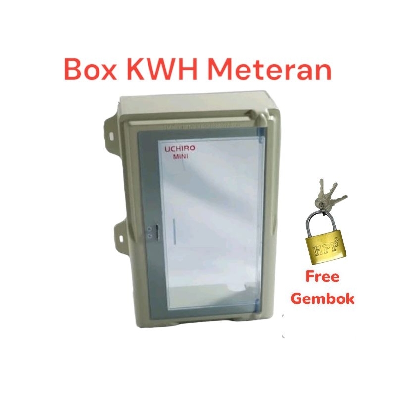 Jual Boks Bok Box Meteran Listrik KWH Meter Tipe Prabayar + Free Gembok ...