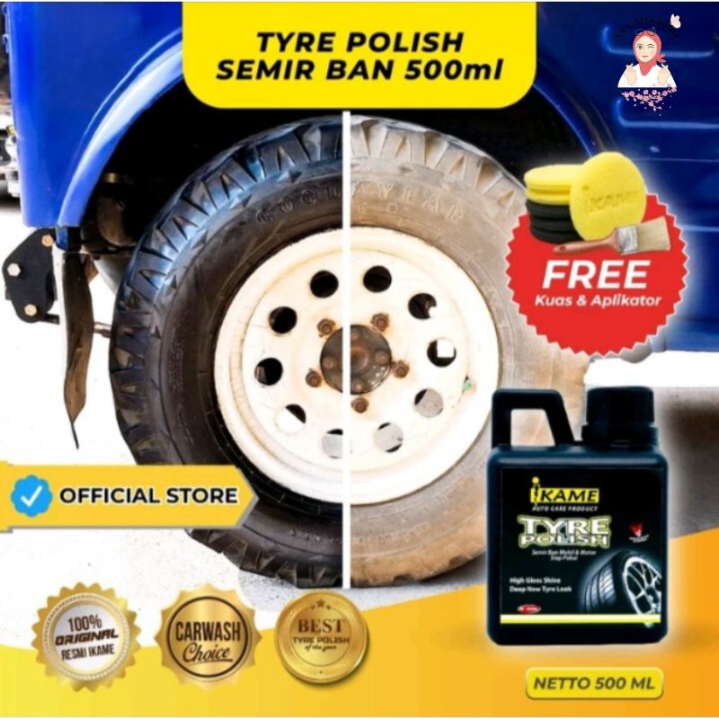 Jual Semir Ban Motor - Mobil 500ml Berkualitaa (ekonomis) 100% original ...