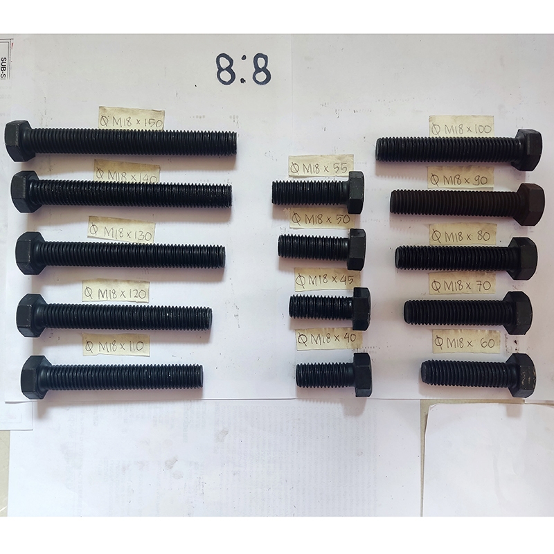 Jual BAUT BAJA HITAM 8.8 M18x40 M18x45 M18x50 M18x55 M18x60 M18x70 M18x80 M18x90 M18x100 M18x110 ...