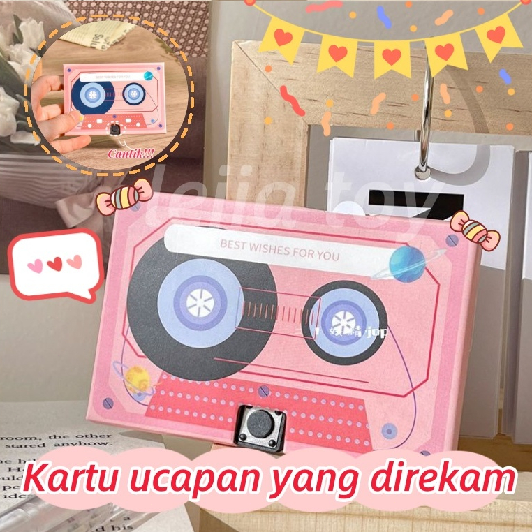 Jual [Hadiah Kejutan]Kartu ucapan suara/ record kado gift / Rekaman Gift Card Voice /rekaman ...