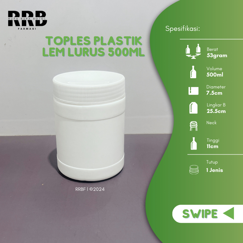 Jual (Paket isi 12pcs) LEM LURUS 500ML/POT LULUR 500ML/BOTOL KAPSUL ...