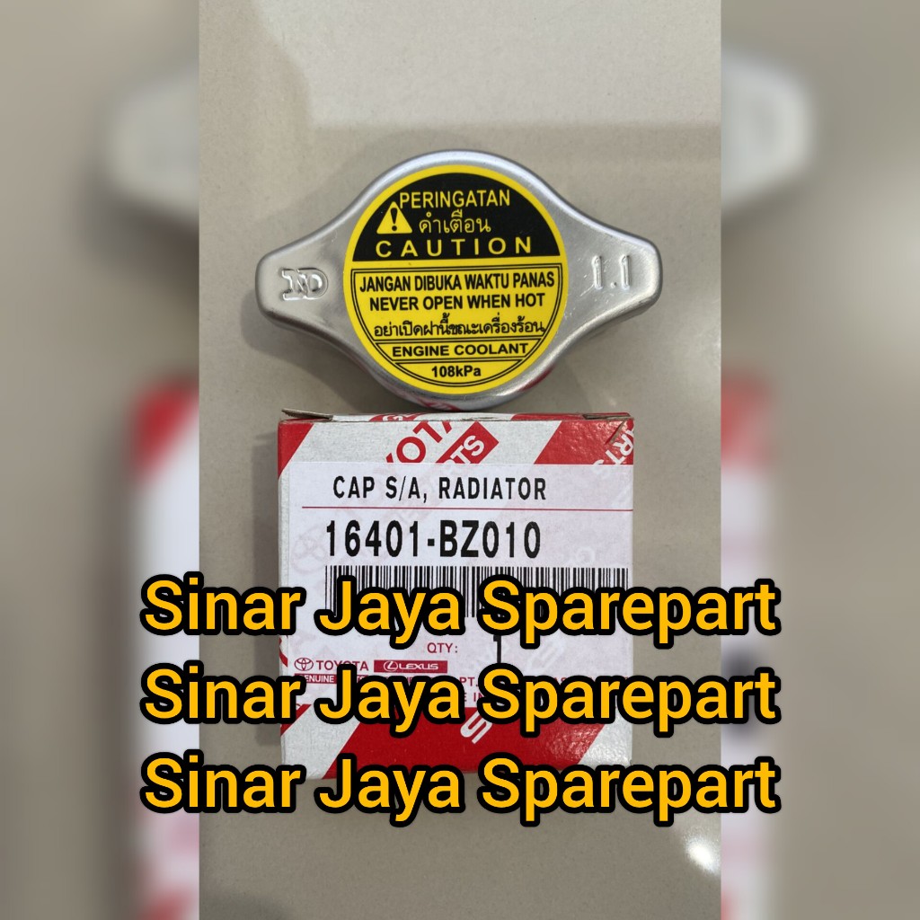 Jual Tutup Radiator Avanza / Xenia / Rush / Terios Original 16401-BZ010 ...
