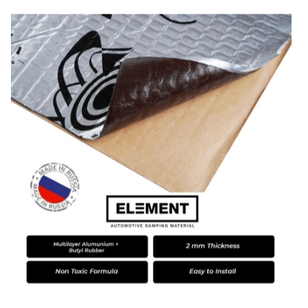 Jual Peredam ELEMENT Alumunium ButylRubber Russia 2MM TIPE TERTINGGI ...