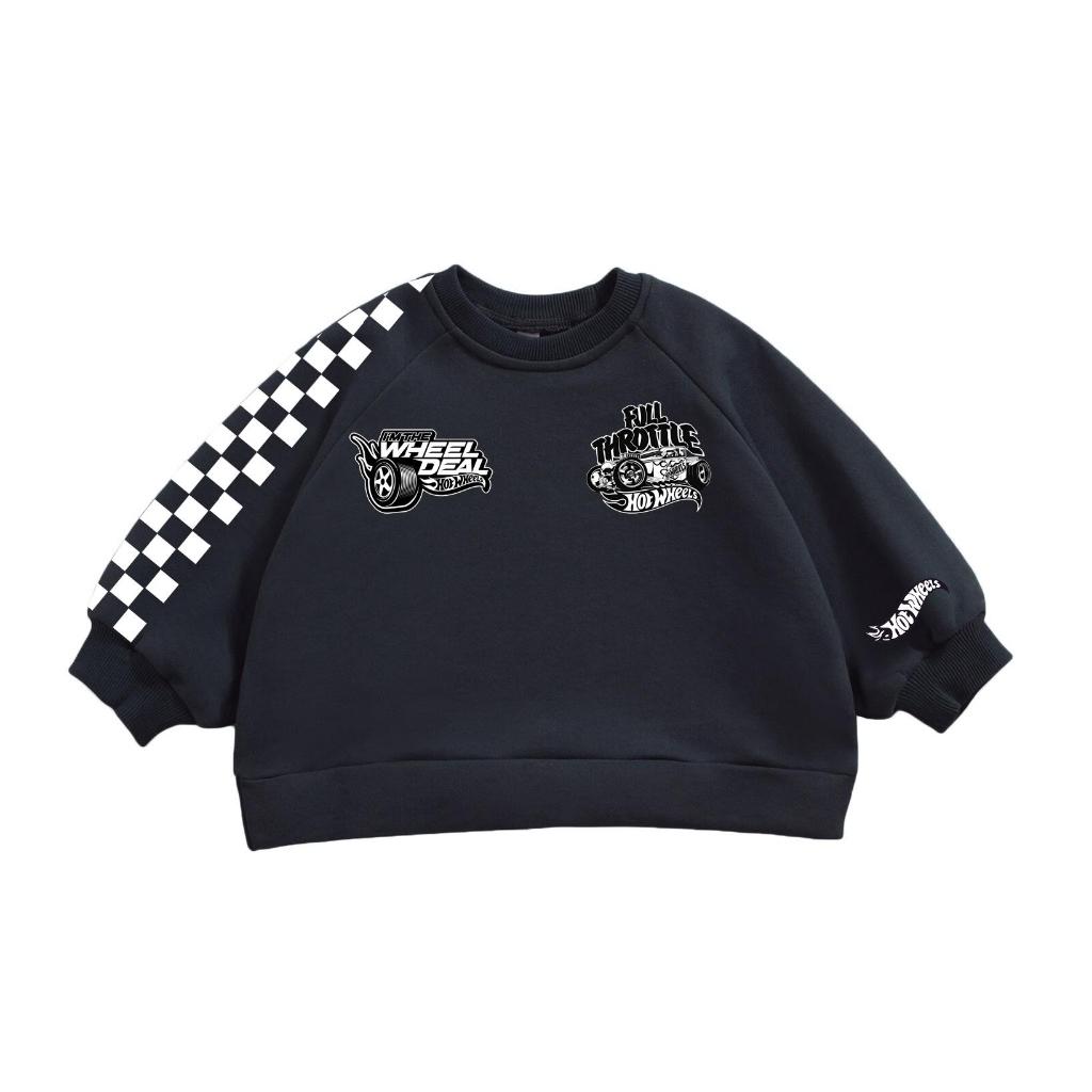 Jual Sweater Anak Cowok Hot Wheels Racing Pattern Sweater Racing Mobil ...