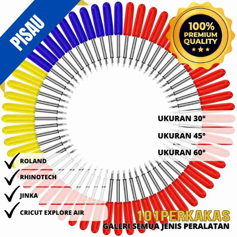 Jual Mata Pisau Cutting Sticker untuk Roland, Jinka, Rhinotech dll ...