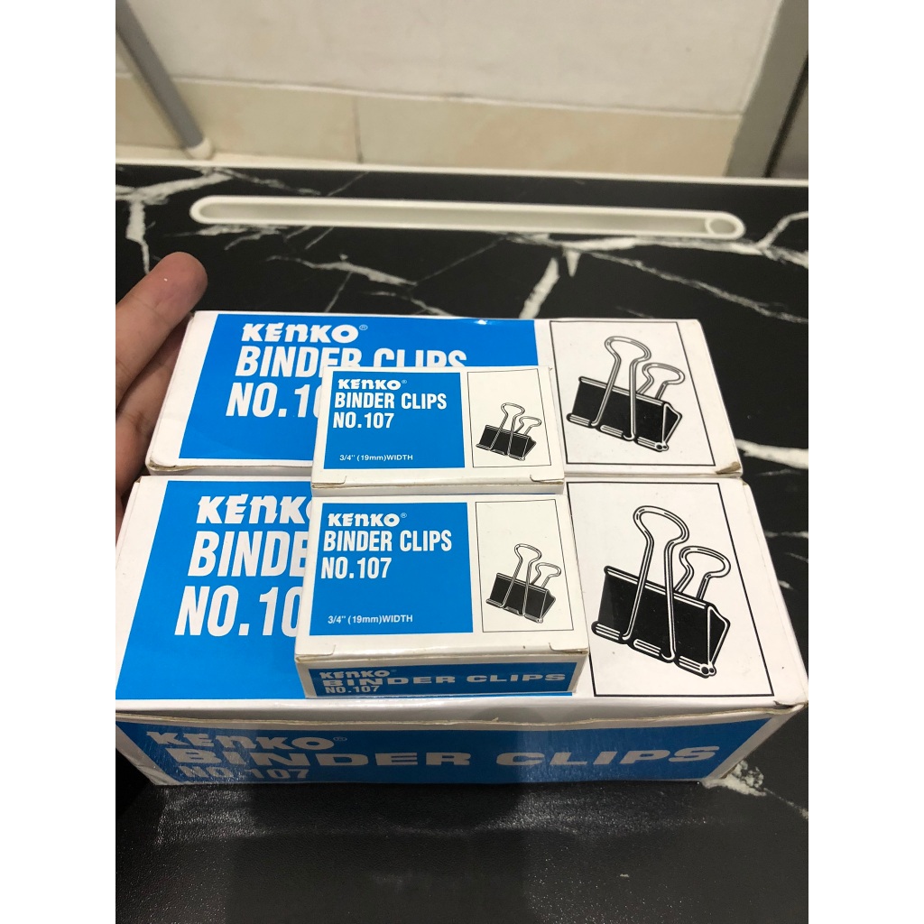 Jual Binder Clip Nomor 107 155 260 Joyko Penjepit Kertas Besar Sedang ...