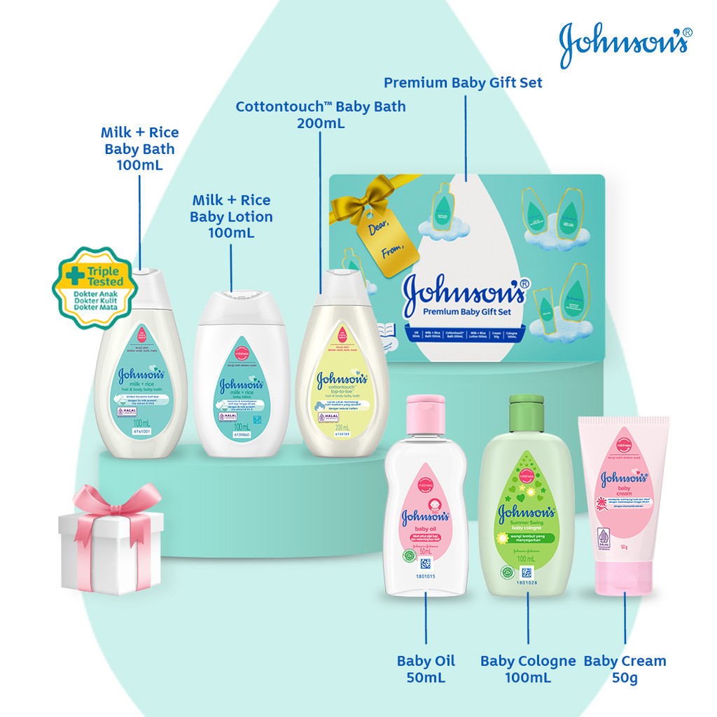 Jual Johnson Baby Essentials Gift Set - Kado Perlengkapan Bayi Baru ...