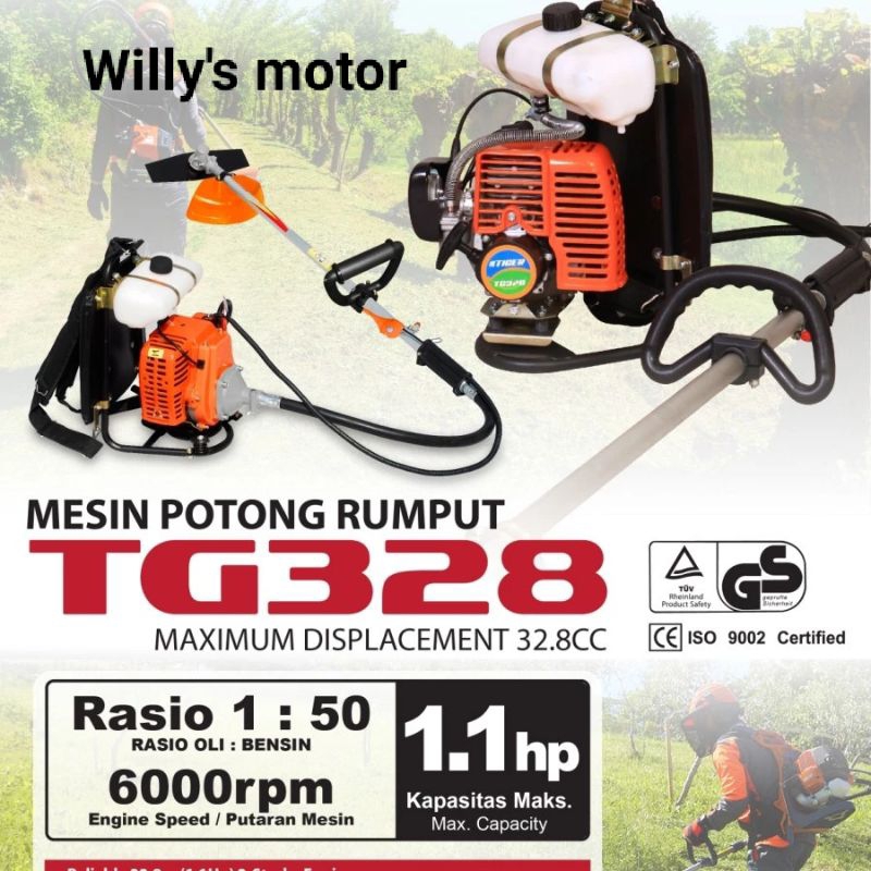 Jual Mesin Rumput TIGER 328 / Mesin Rumput Gendong | Shopee Indonesia