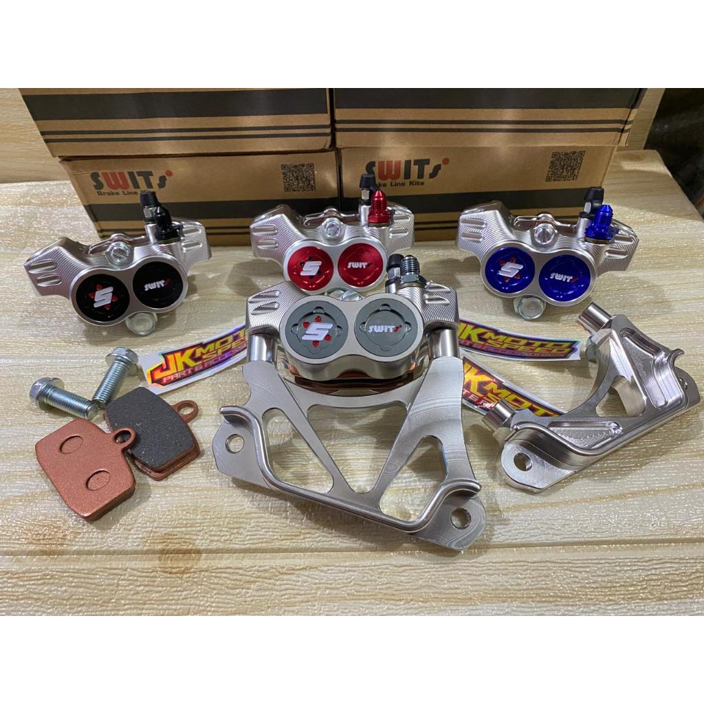 Jual THAILAND PRODUCT !! kaliper cakram swits cnc + breket depan vario beat scoopy genio spacy ...