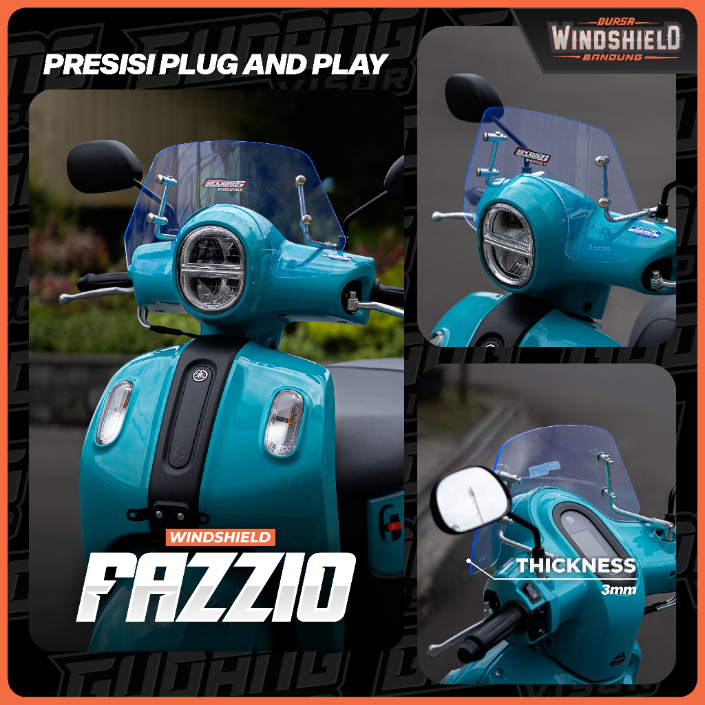 Jual Visor Windshield FAZZIO 125 | Shopee Indonesia