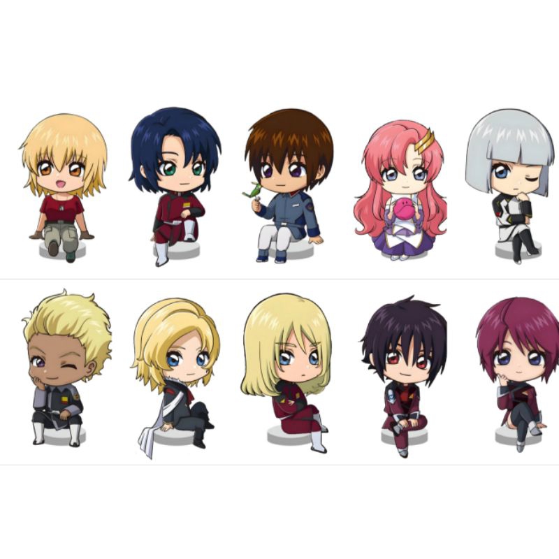 Jual GUNDAM SEED ACRYLIC STANDS CHIBI / STANDEE AKRILIK ANIME GUNDAM ...