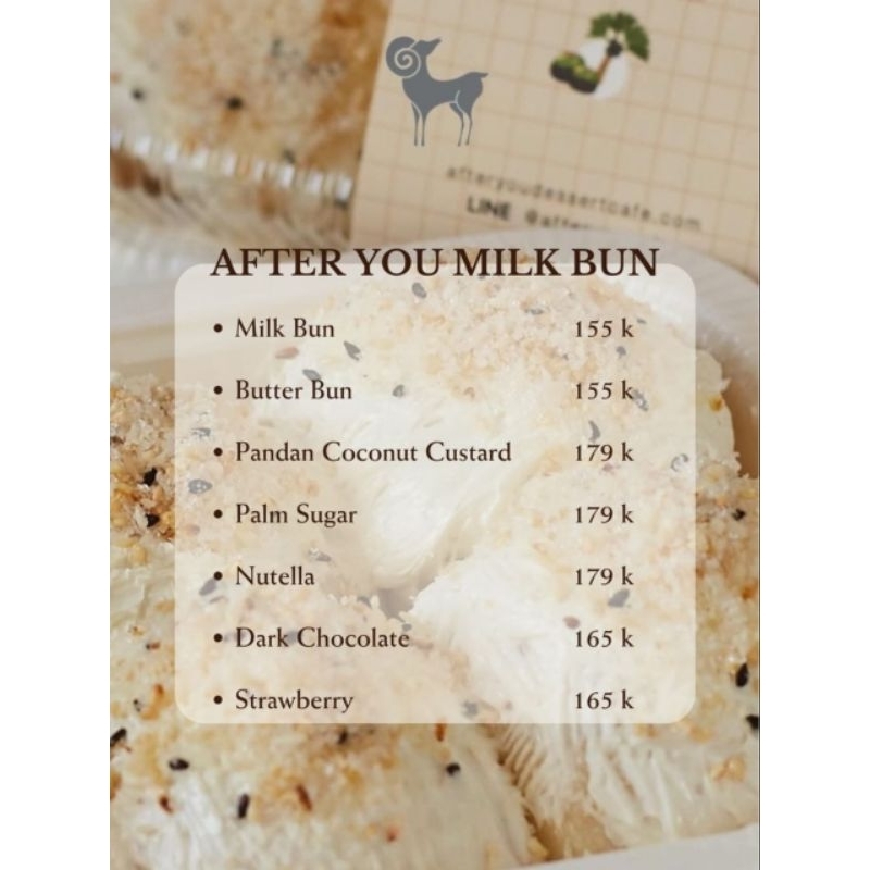 Jual Afteryou milk bun after you milkbun butter bangkok Thailand ...
