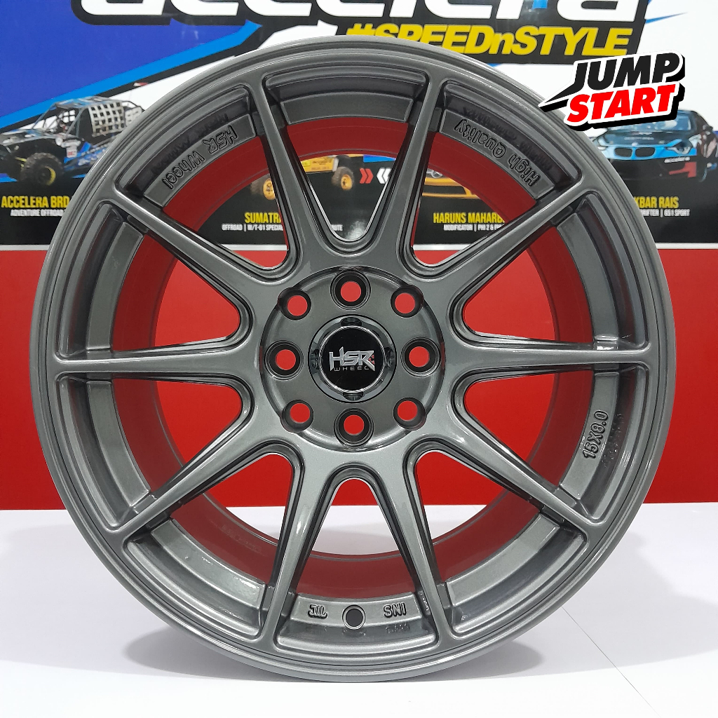 Jual Velg mobil r15 celong/belang hsr wheel shinjuku lebar 7/8 offset 35/30 untuk brio jazz ...