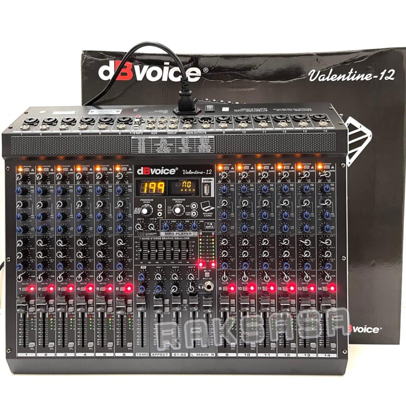 Jual Mixer 12 channel dBvoice Valentine 12 Original dB Voice ...