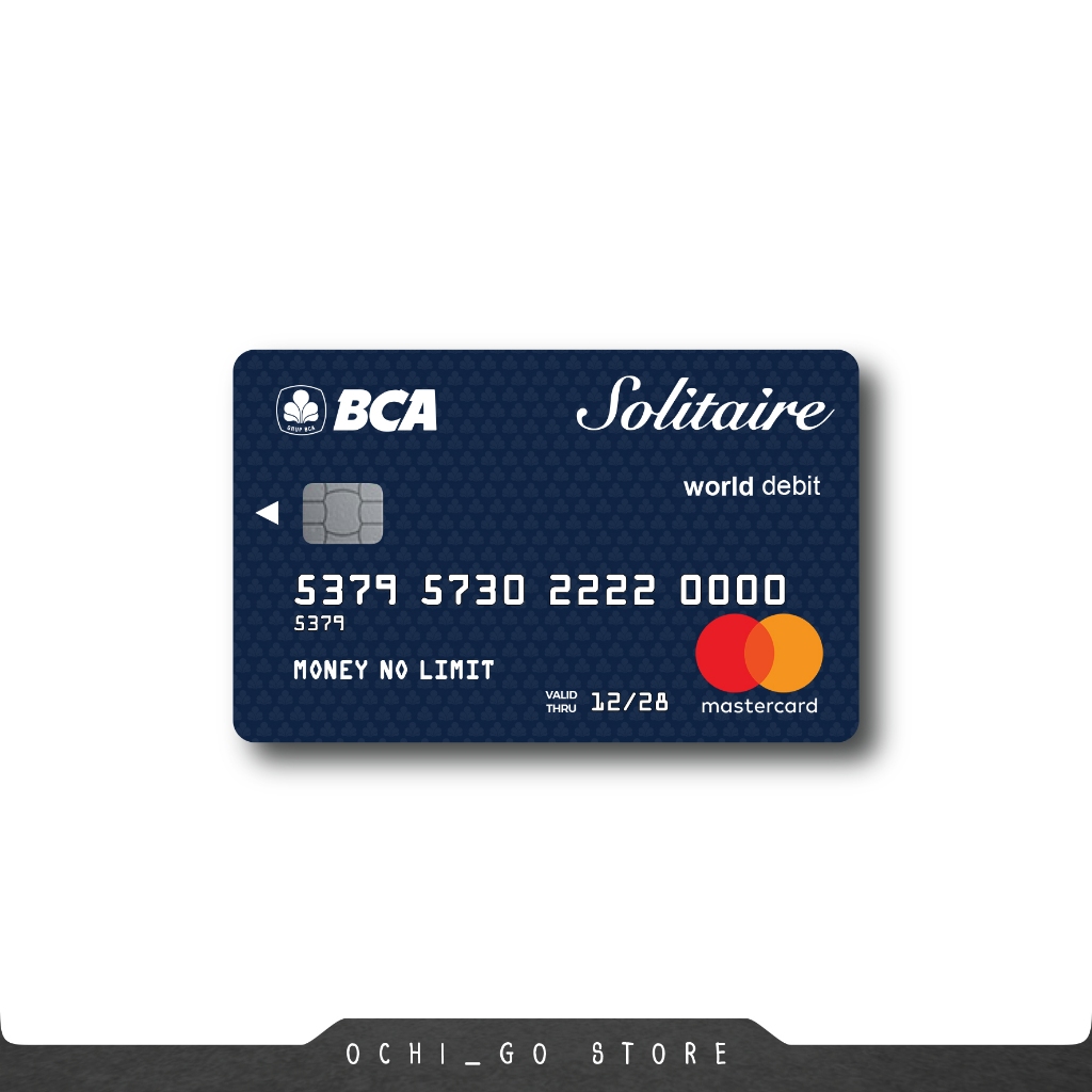 Jual Stiker Kartu Atm Garskin Skin Card Custom Bank BCA Prioritas ...