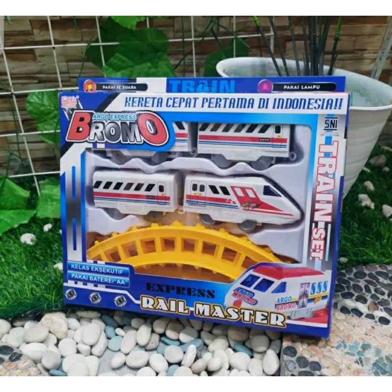 Jual Mainan kereta api cepat MRT Set 4 gerbong anak edukatif | Shopee Indonesia