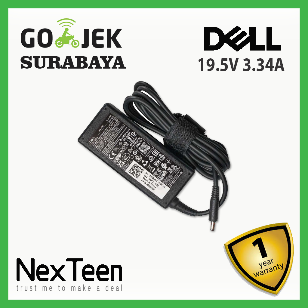 Jual Original Adaptor Charger Dell Inspiron 13 7373 7375 7386 7390 13 ...
