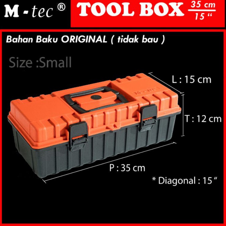 Jual Cm Tool Box MTEC size Small kotak pekakas box multifungsi kotak ...