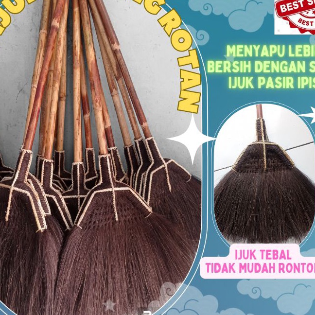Jual Terkini SAPU IJUK GAGANG ROTAN KHAS TASIKMALAYA | Shopee Indonesia