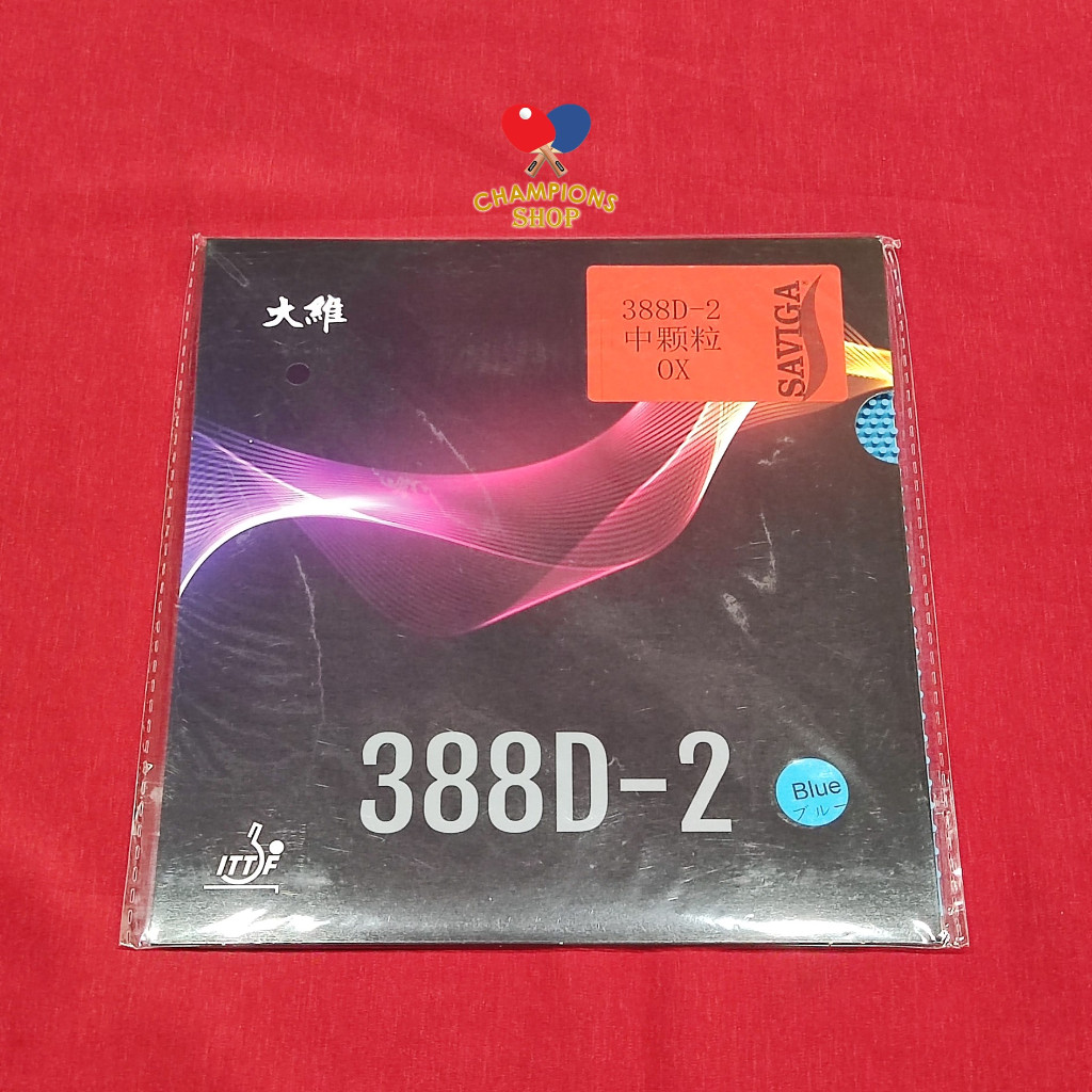 Jual CHAMPS Dawei 388D-2 Karet Rubber Bintik Panjang Long Pimple Pips ...