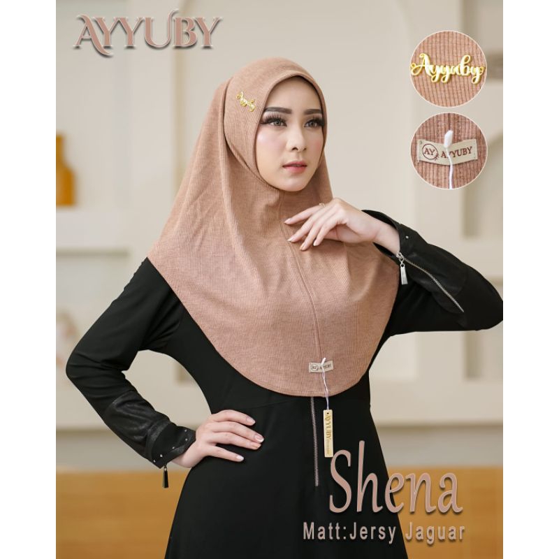 Jual Anindya - Ayyuby Hijab Instan Shena Knit Premium Oval Malay ...