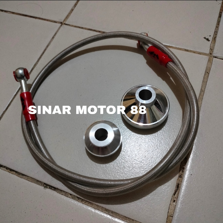 Jual Paket Selang Rem Depan Variasi Panjang 90 CM + gir box honda BEAT ...