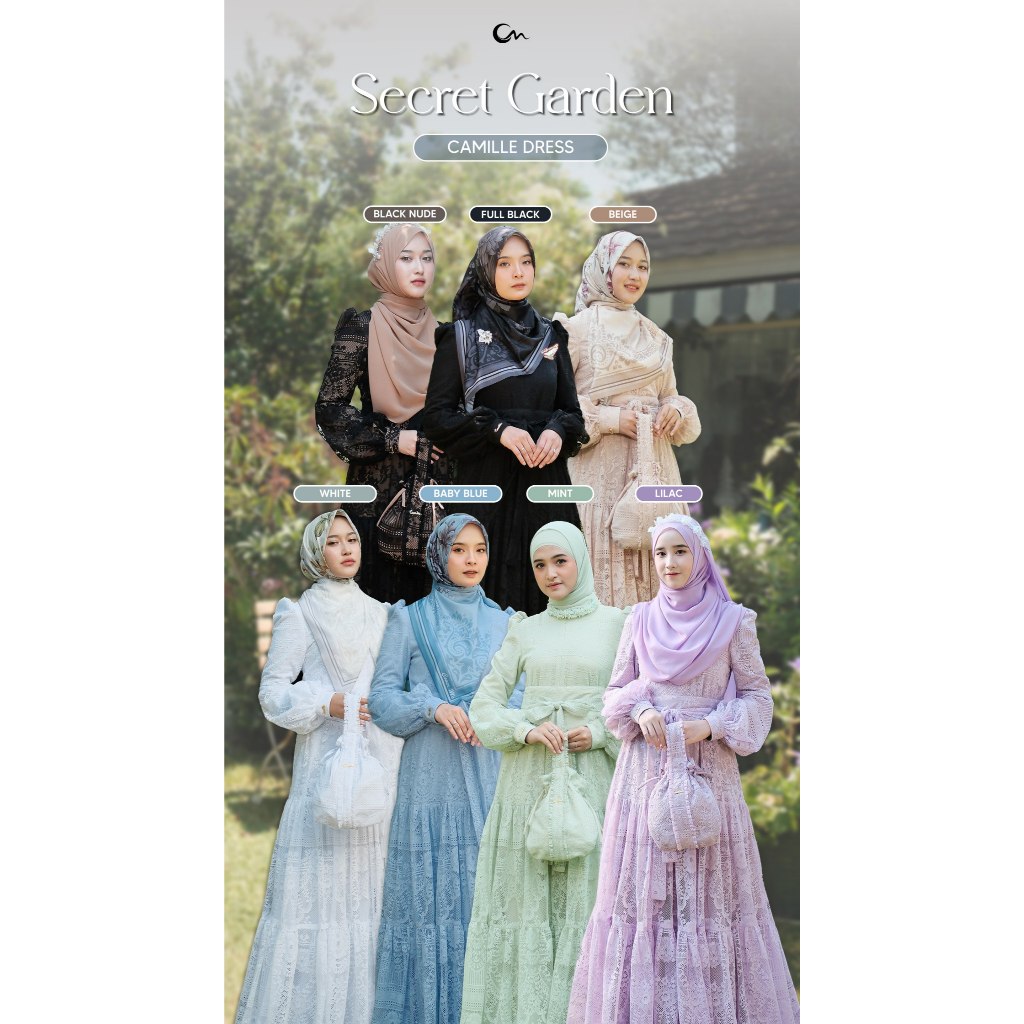 Jual SECRET GARDEN (COVERME) - DRESS BUAT KONDANGAN ATAU WISUDA GAMIS ...