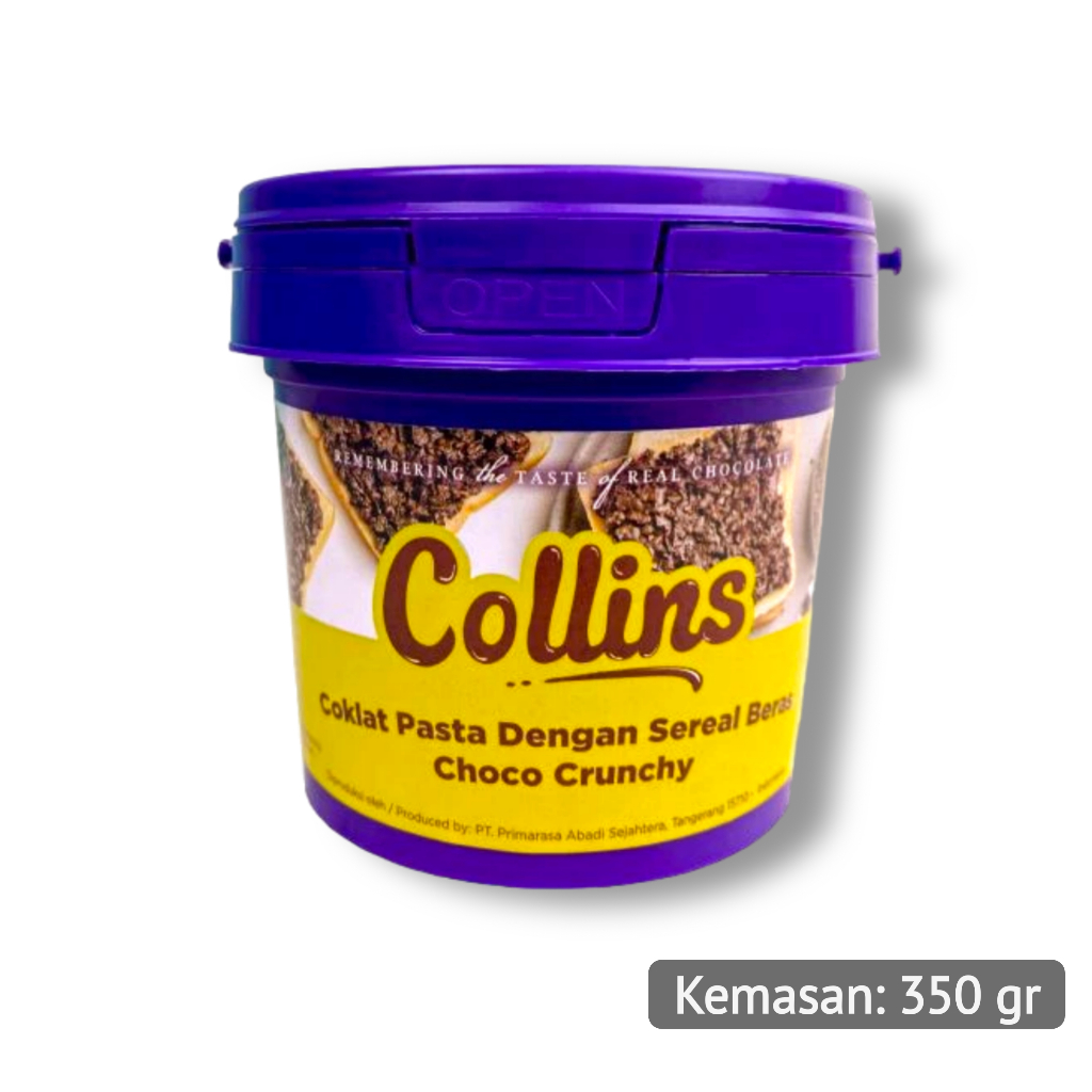 Jual COLLINS Cokelat Pasta dengan Sereal Beras Choco Crunchy Kemasan ...