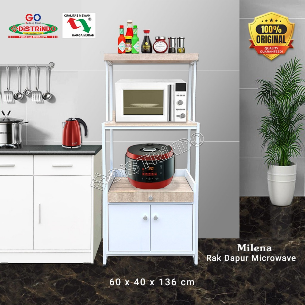 Jual Rak Microwave / Rak Magiccom / Lemari Dapur Serbaguna / Tak Dapur ...