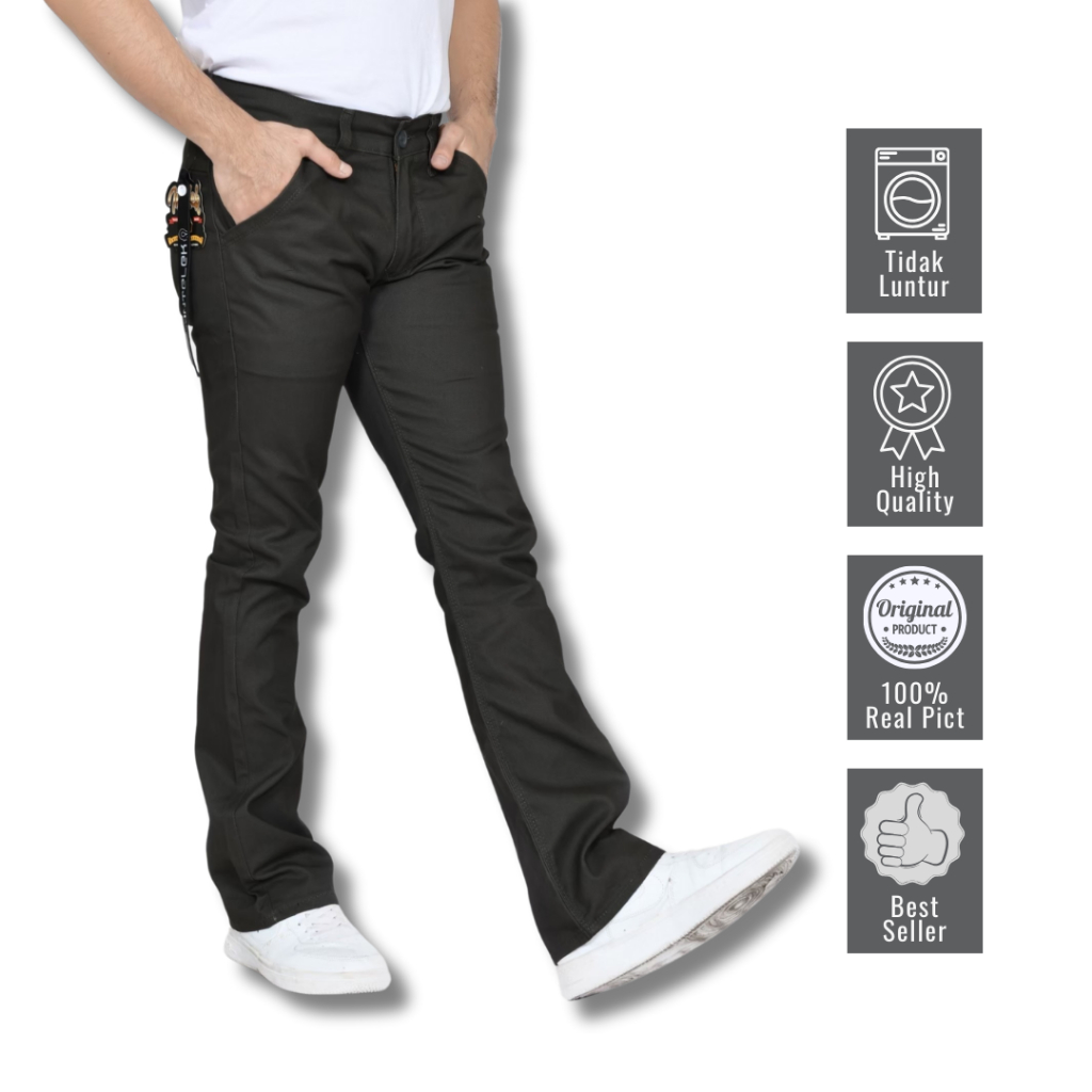 Jual INTELEK - Celana Chino Cutbray Pria / Celana Panjang Cowok ...
