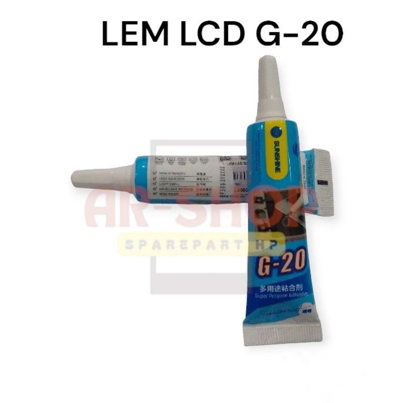 Jual LEM LCD TOUCHSCREEN LAYAR HP G20 SUNSHINE 15ML BENING | Shopee ...