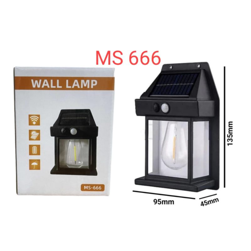 Jual Lampu Dinding Solar Sensor Gerak Lampu Taman Solar Lampu Hias ...