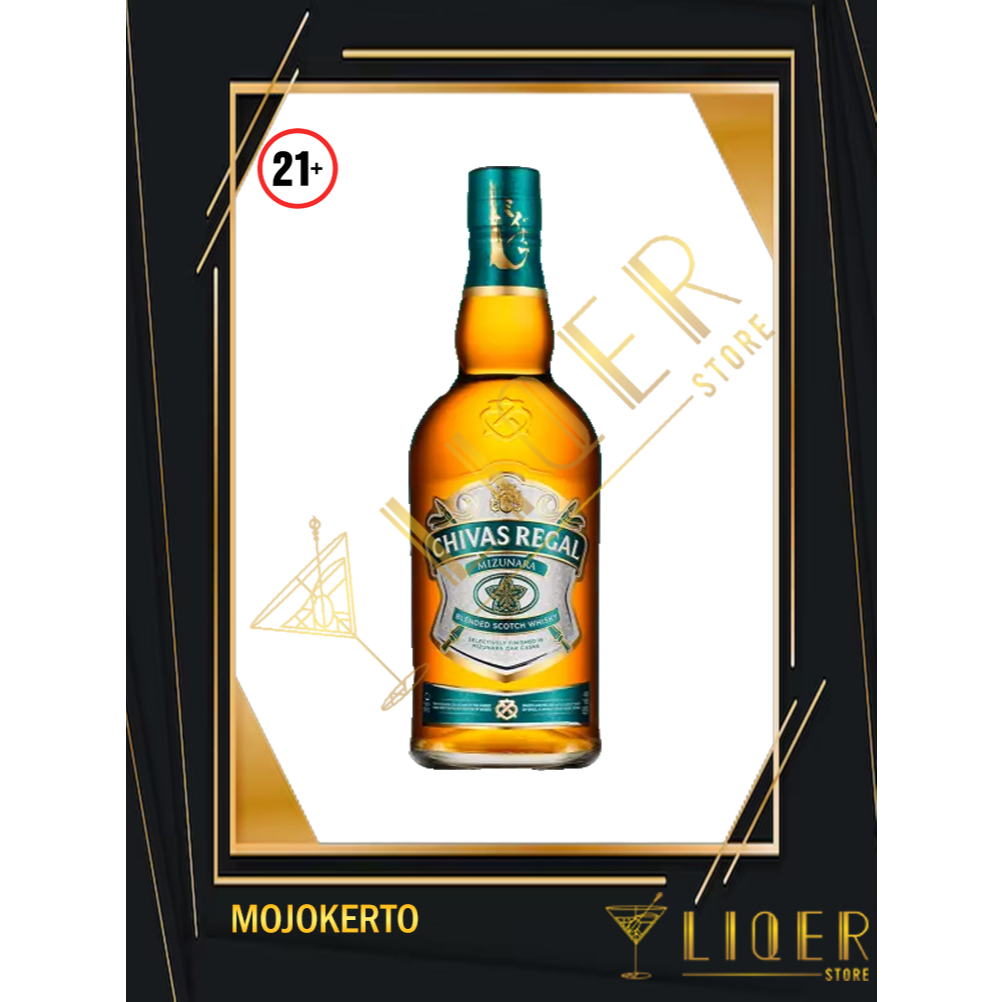Jual Chivas Regal Mizunara Cask Blended Whisky botol kaca 700ml | Shopee Indonesia