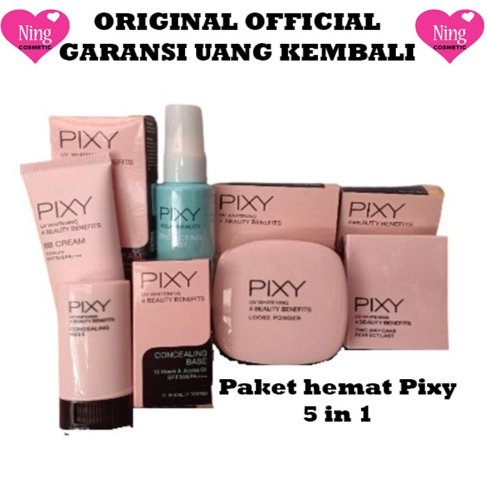 Jual PAKET PIXY LENGKAP BEAUTY BENEFITS + AQUA MIST 5in1 | Shopee Indonesia