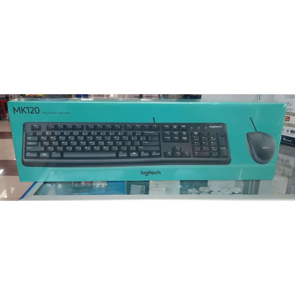 Jual Paket Promo Logitech M120 Keyboard + Mouse (Combo) Desktop New ...