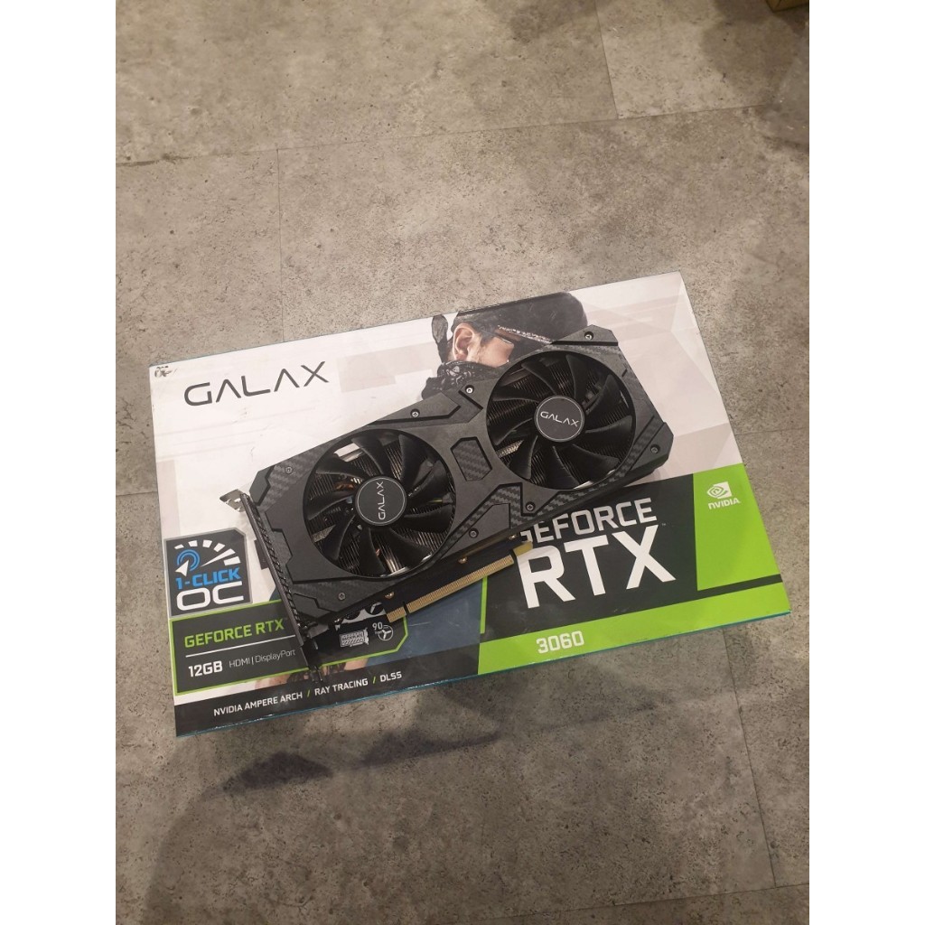 Jual GALAX GEFORCE RTX 3060 1-CLICK OC 12GB GDDR6 NVIDIA VGA / RTX 3060 ...
