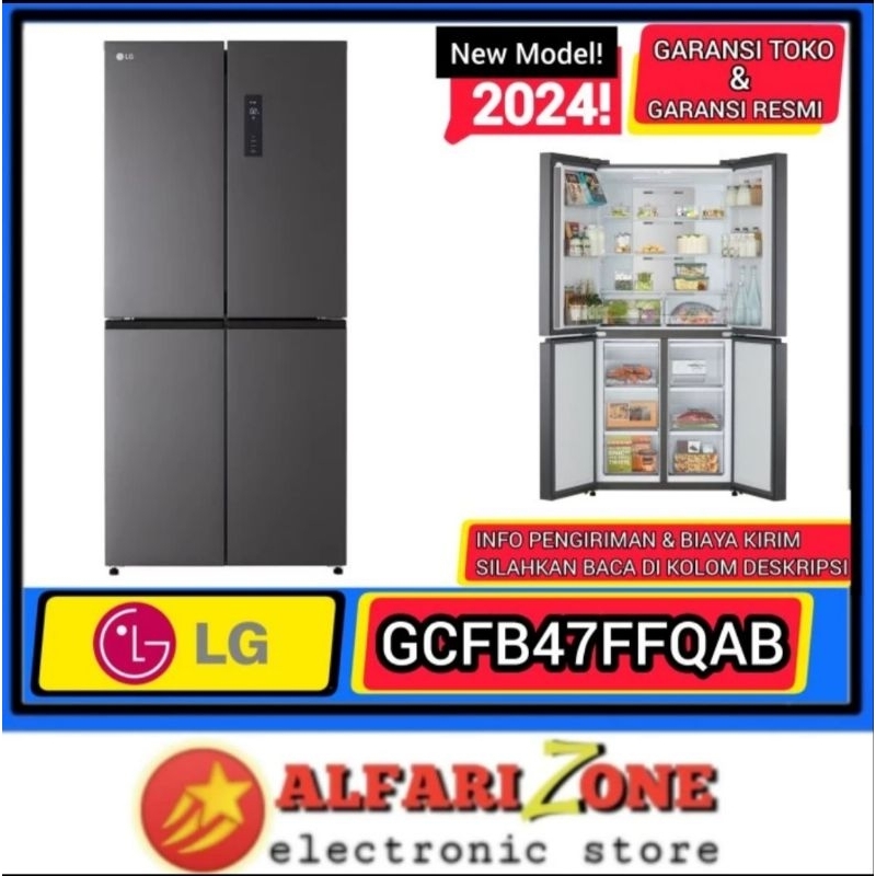 Jual KULKAS 4 PINTU LG GCFB47FFQAB KULKAS LG 4 PINTU INVERTER GCFB47 ...