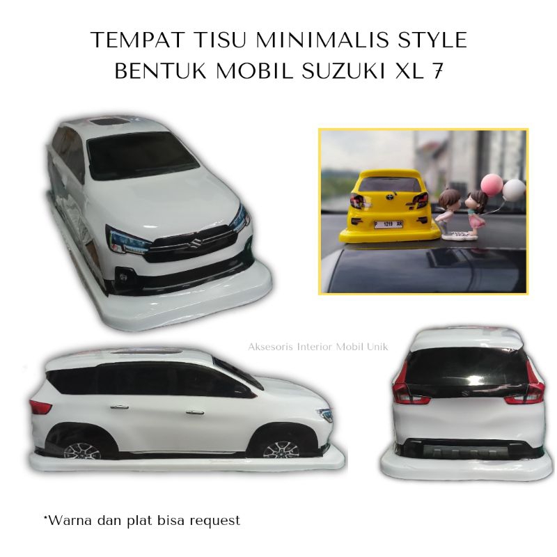 Jual (Suzuki XL 7) Kotak Tissue Minimalis Bentuk Mobil / Tempat Tisu ...