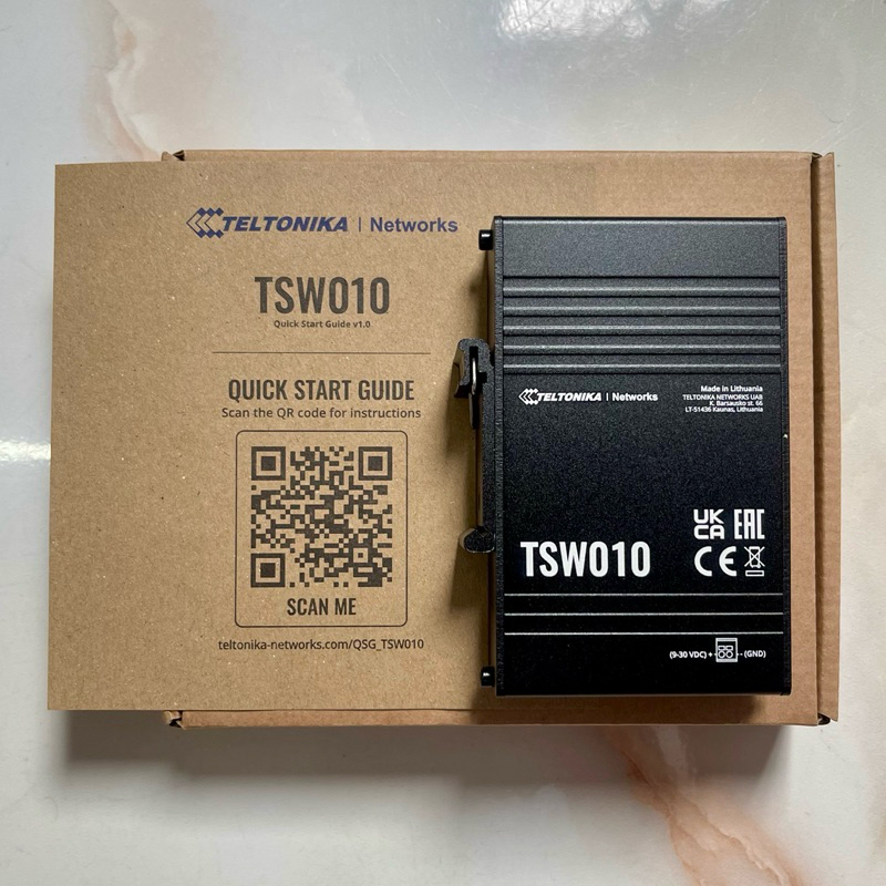 Jual Teltonika TSW010 Industrial DIN Rail Ethernet Port Switch NEW BNOB ...