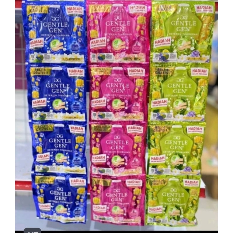 Jual Gentle Gen Detergen Cair Sachet / Gentle Gen Renceng isi 80 ml x ...