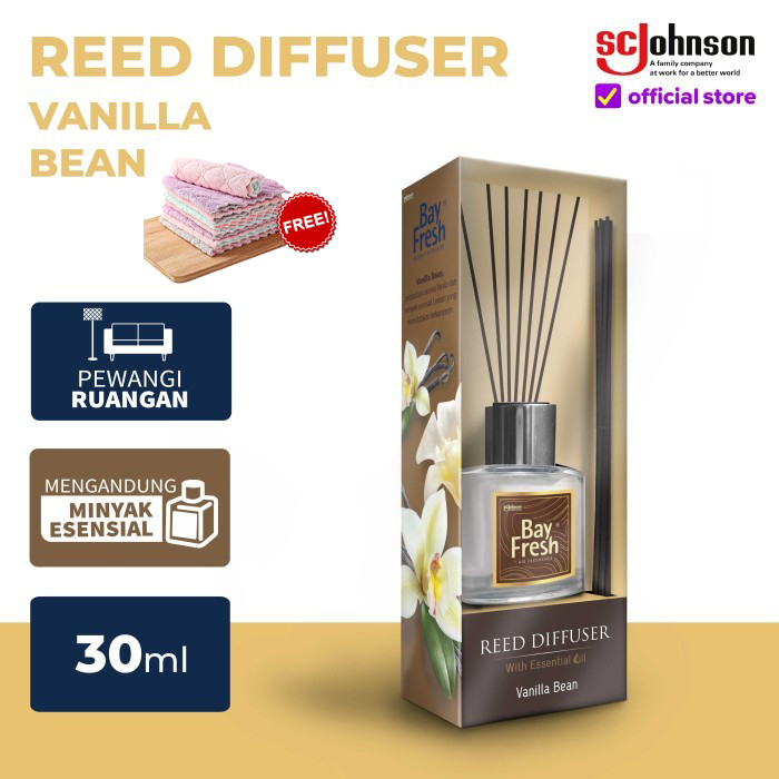 Jual Bayfresh Reed Diffuser Device Pengharum Ruangan Vanilla Bean ...