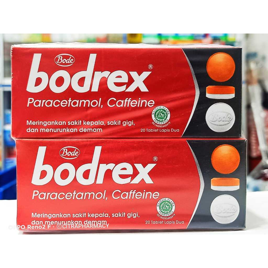 Jual Bodrex 𝟏 𝐏𝐀𝐊 𝐈𝐒𝐈 𝟏𝟐 𝐊𝐎𝐓𝐀𝐊 / 𝟐𝟒𝟎 𝐓𝐀𝐁𝐋𝐄𝐓 - Meredakan Demam, Sakit ...
