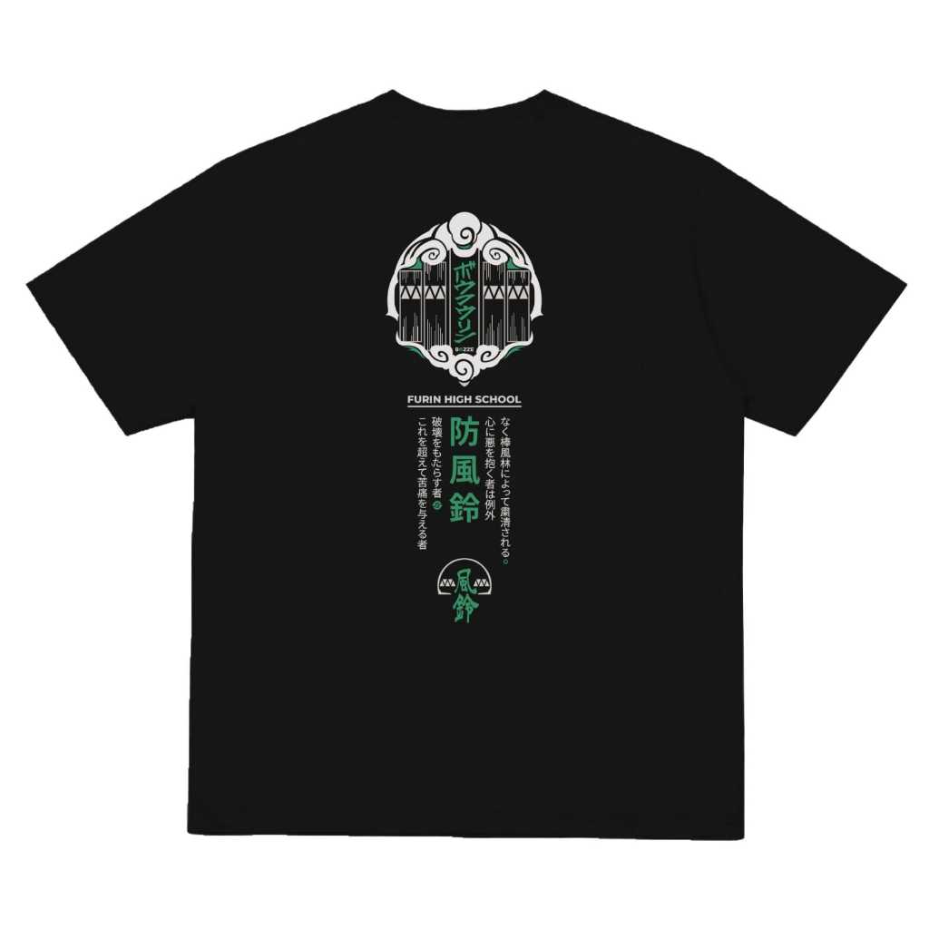 Jual BOZZE Anime Wind Breaker Tee | Bofurin | Furin | Highschool | Logo ...