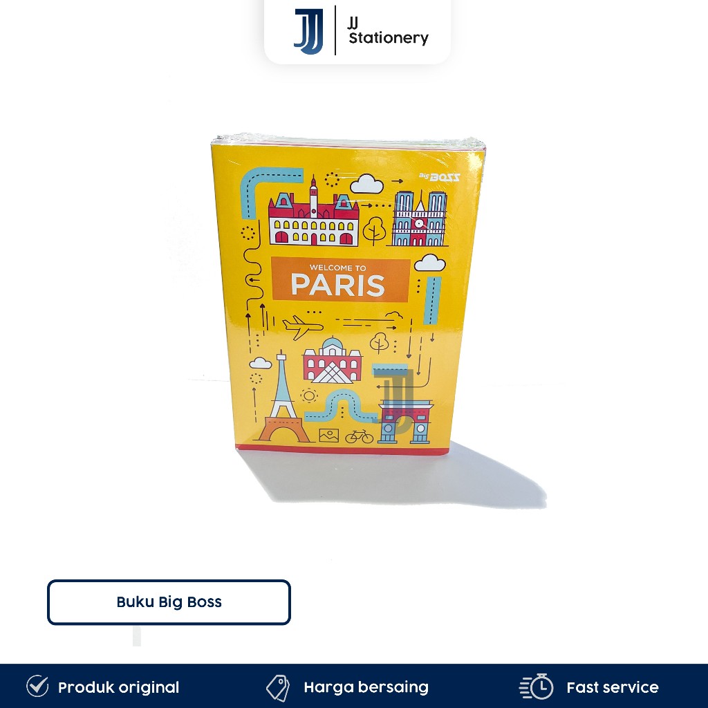 Jual [ PAK ] Buku Tulis Panjang Besar Boxy BIG BOSS 42 Lembar Grosir ...