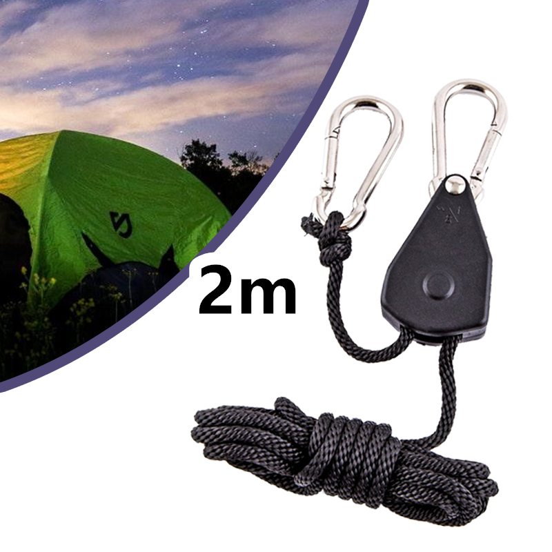Jual 2m Katrol Tali Guyline Stopper Buckle Carabiner Flysheet Terpal ...